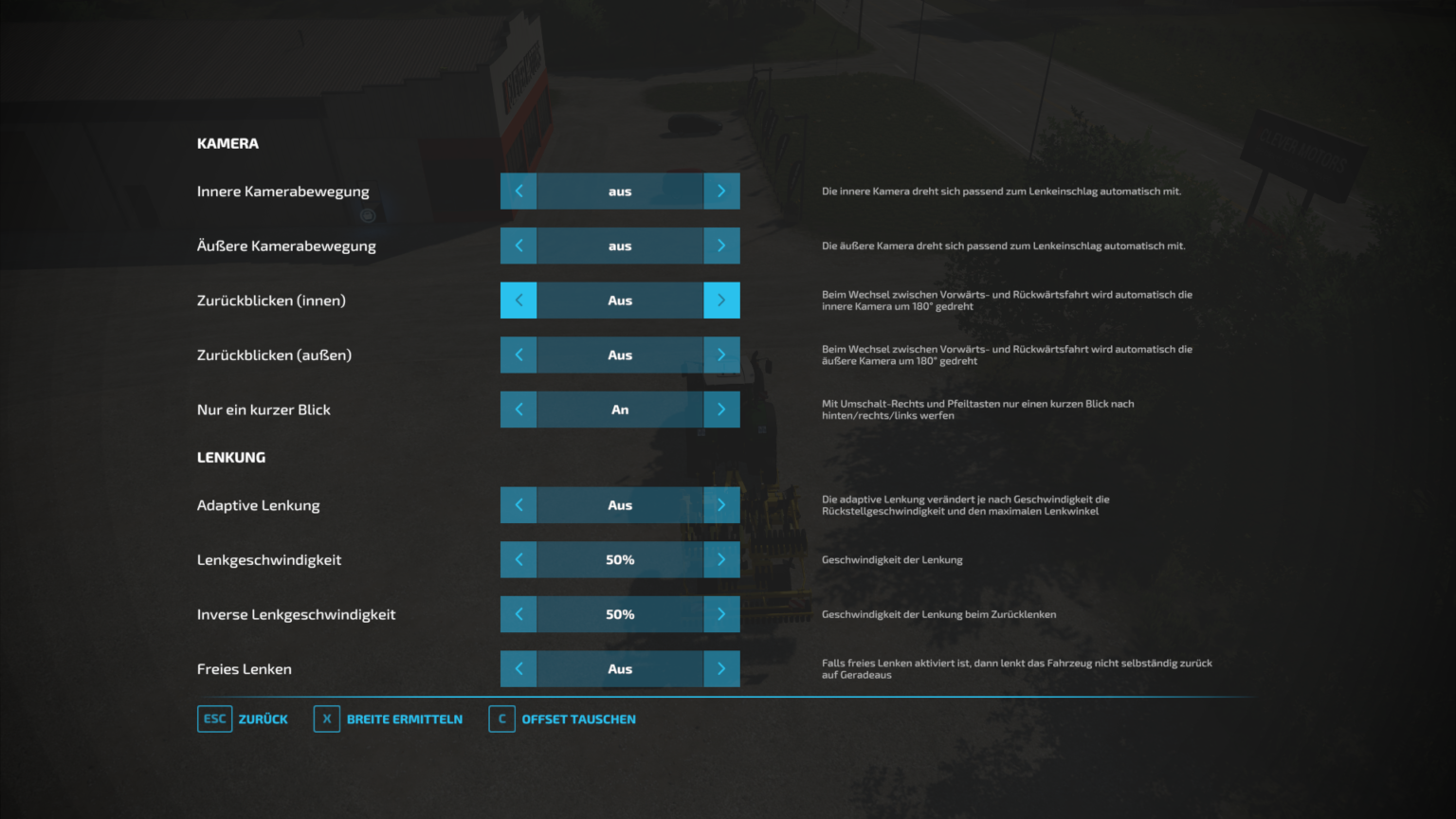Vehicle Control Addon FS22 | AgraZ Mods | Spurassistent